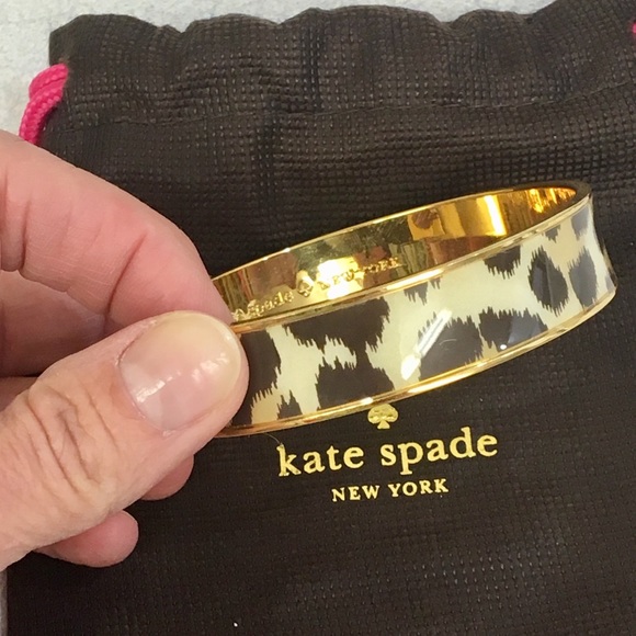 kate spade | Jewelry | Incredible Euc Kate Spade Leopard Bangle | Poshmark